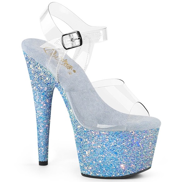 Pleaser | Shoes | Adore 78lg Baby Blue | Poshmark